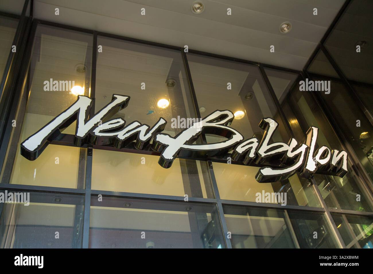 New Babylon sign logo at New Babylon shopping center at Central Station ...
