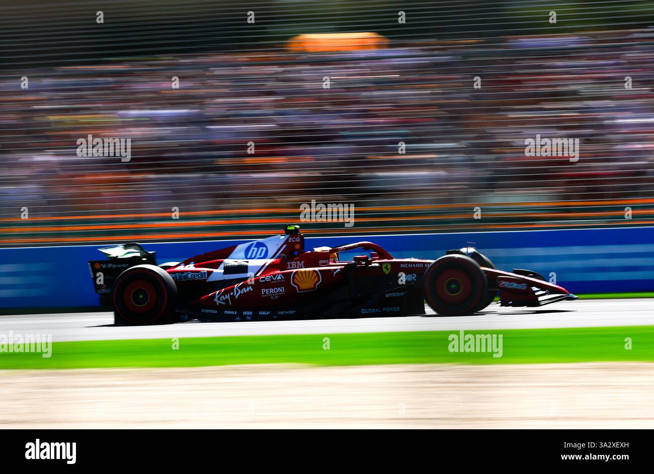 44 HAMILTON Lewis (gbr), Scuderia Ferrari SF-25, action during the Formula 1 Louis Vuitton ...