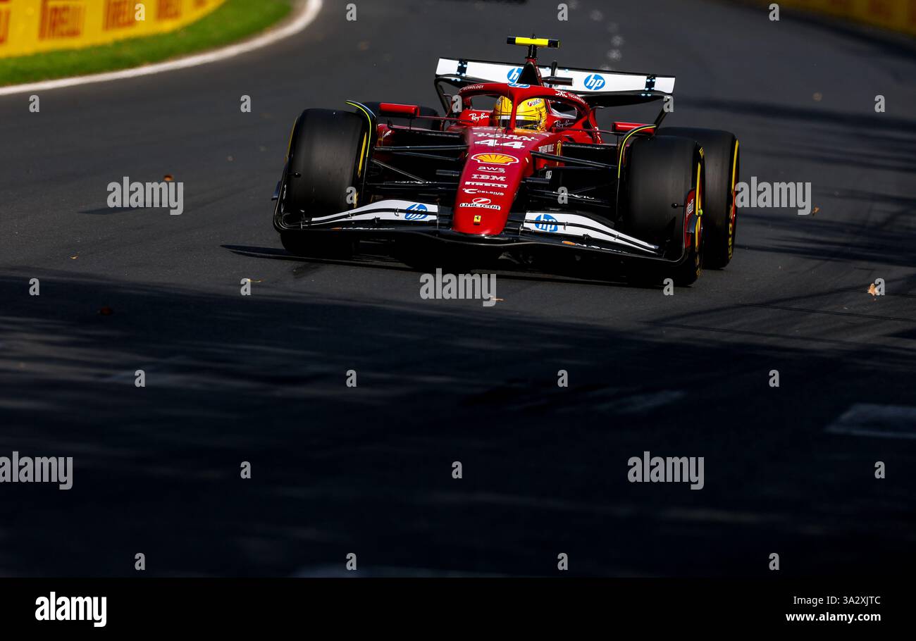 44 HAMILTON Lewis (gbr), Scuderia Ferrari SF-25, action during the Formula 1 Louis Vuitton ...