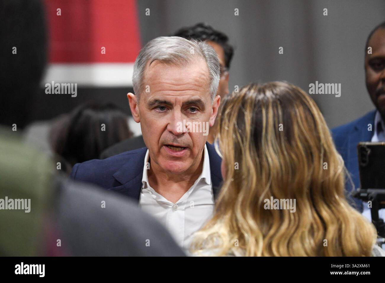 Milton, Canada. 07th Mar, 2025. Liberal Party leadership candidate and ...