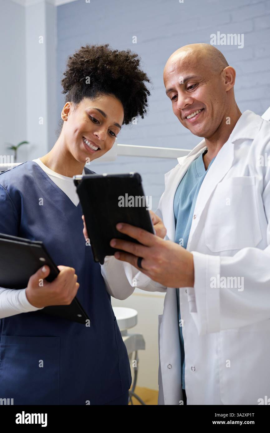 Healthcare Professionals Collaborating in a Clinical Setting for ...