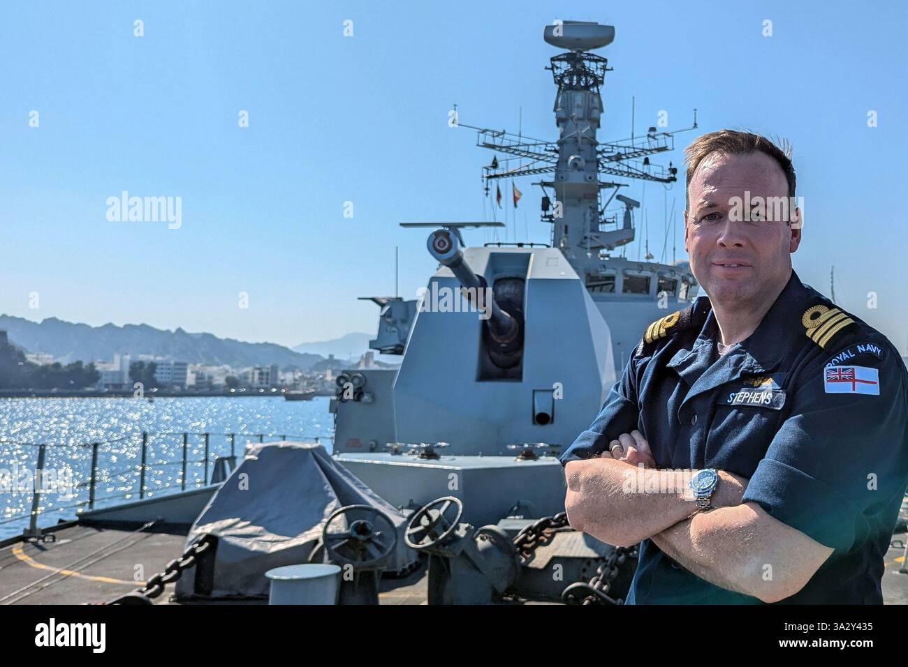 Undated handout photo issued by Ministry of Defence of HMS Lancaster's ...
