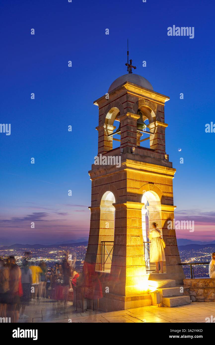 Church of St. George, Lycabettus Hill, Athens Stock Photo - Alamy