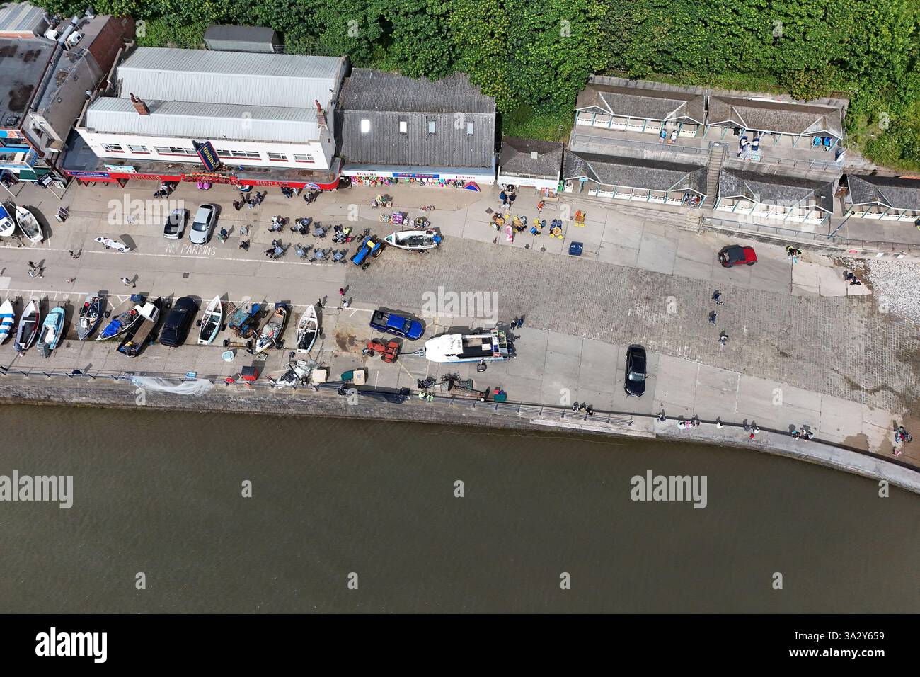 British seaside, Filey bay, north yorkshire Stock Photo - Alamy