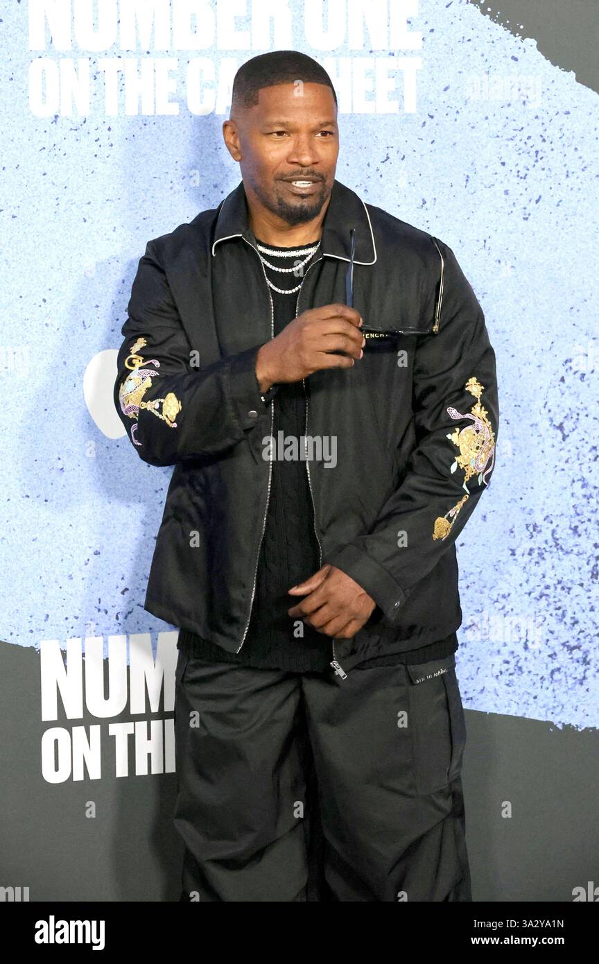 Jamie Foxx beim Red Carpet Event zum Apple TV Dokumentar-Zweiteiler ...