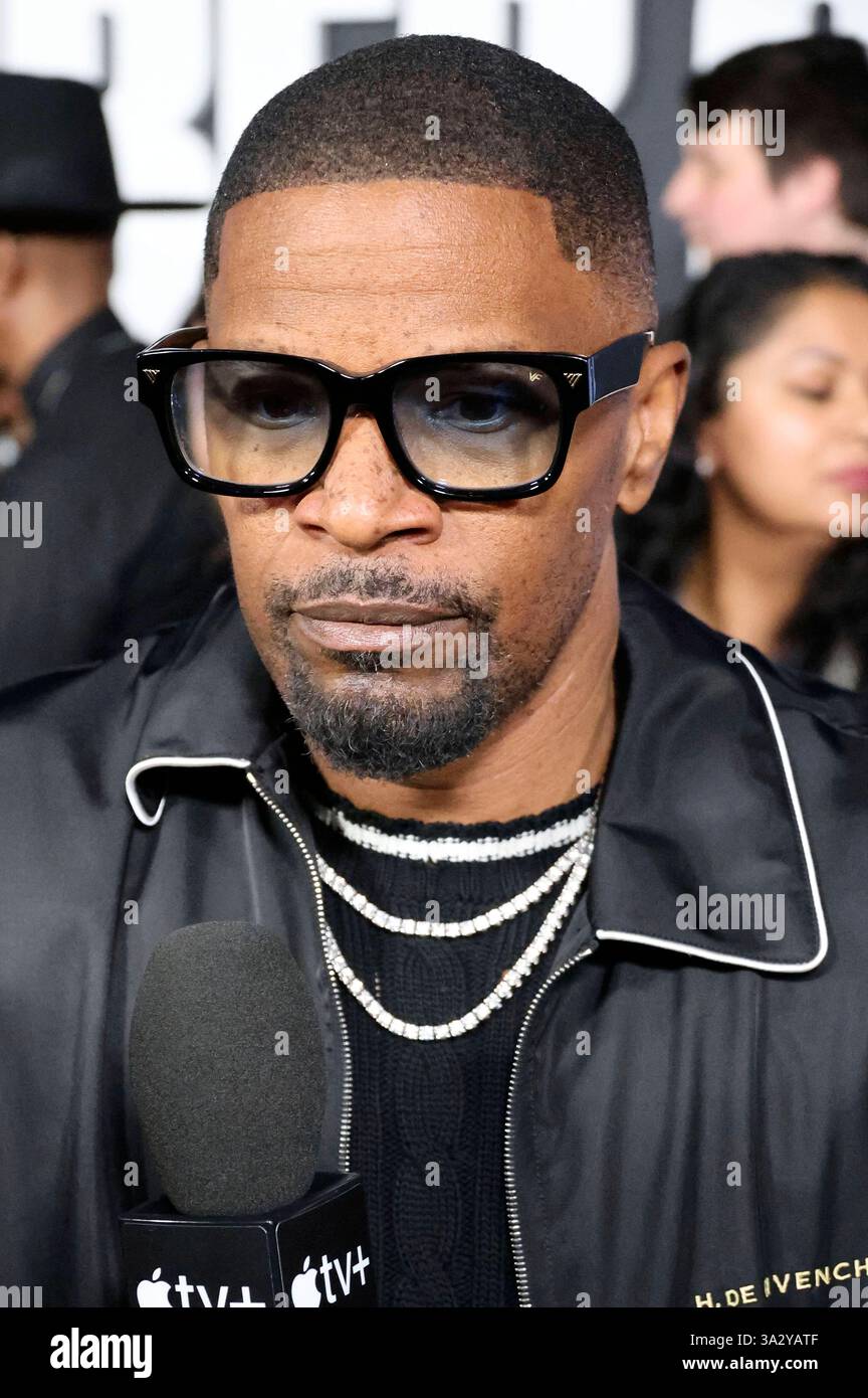 Jamie Foxx beim Red Carpet Event zum Apple TV Dokumentar-Zweiteiler ...