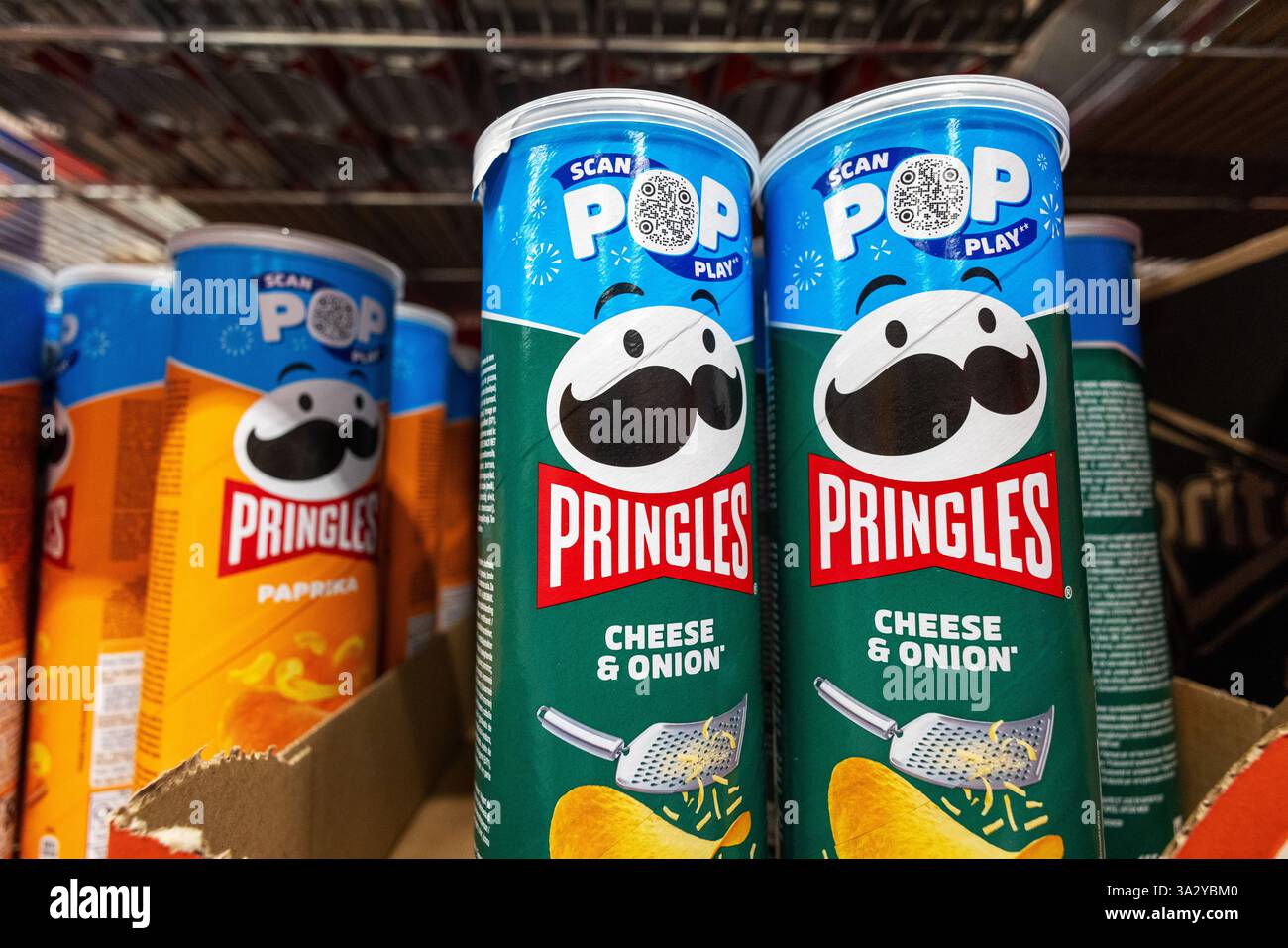 Signs and symbols, American brands, Pringles potato-based chips owned ...