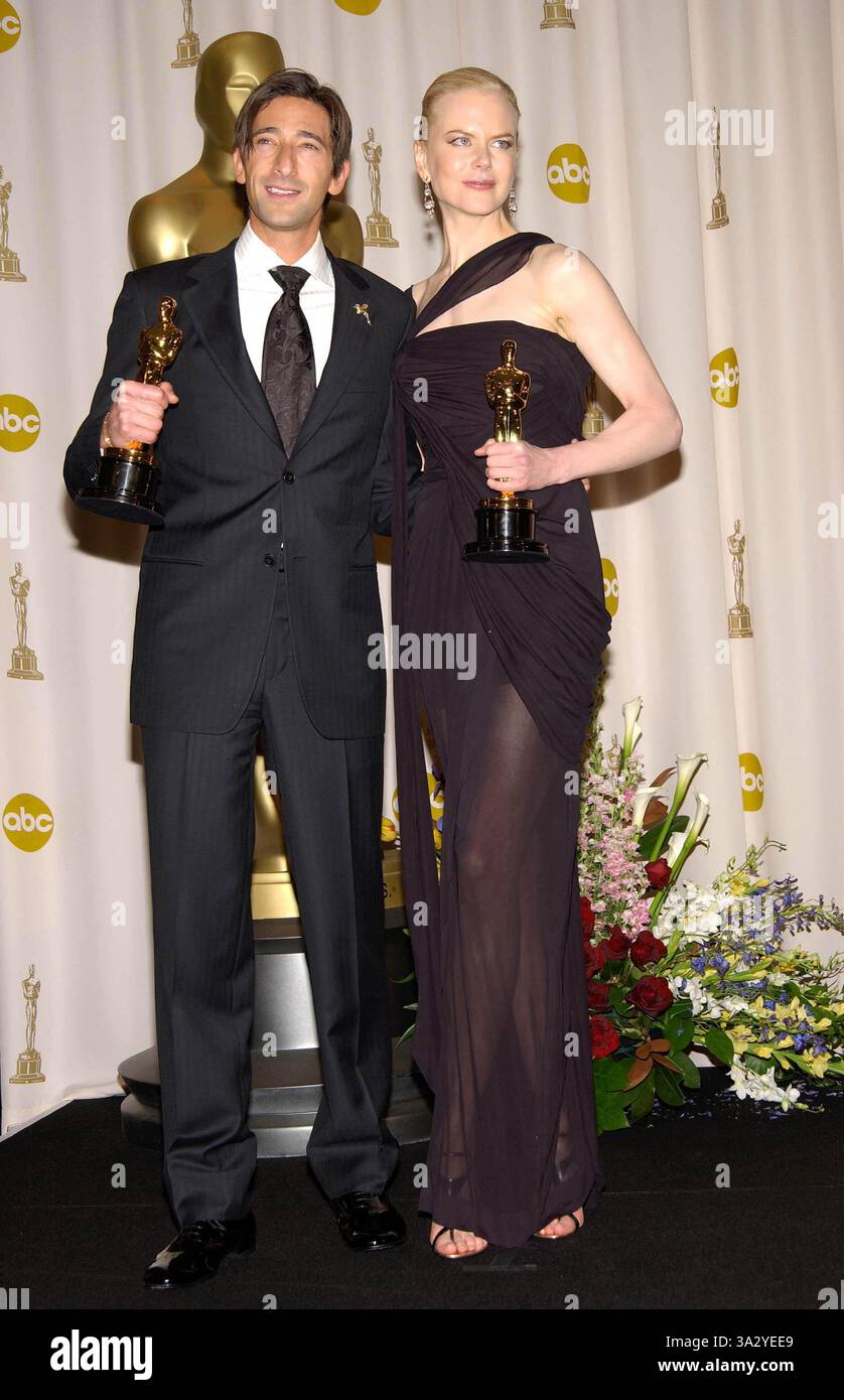 Mar. 23, 2003 - Hollywood, CA, USA - K29709FB.ACADEMY AWARDS-PRESS ROOM ...