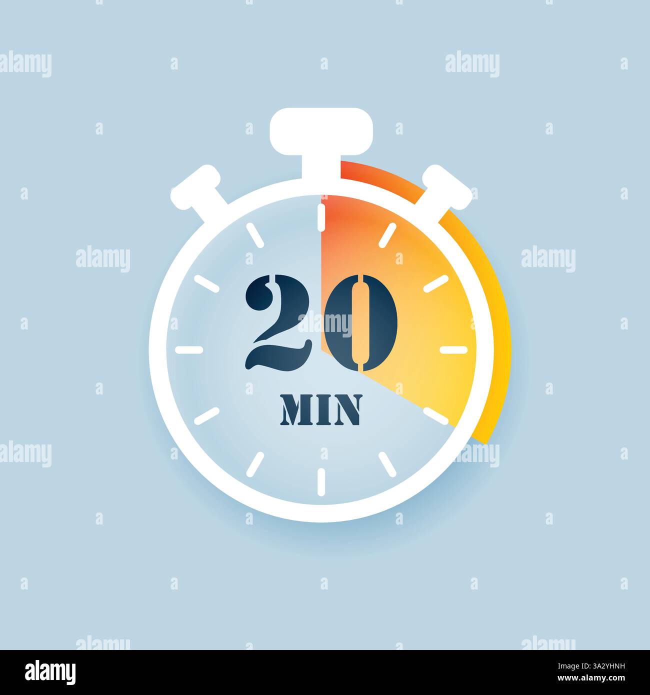 Minimal 20 second countdown timer hi-res stock photography and images ...