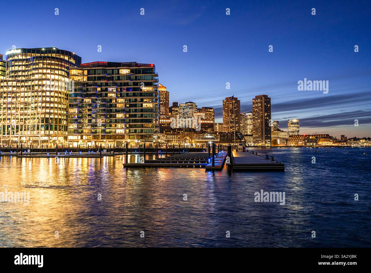 Boston, MA, USA - 12 February 2025 - View of Boston downtown ...