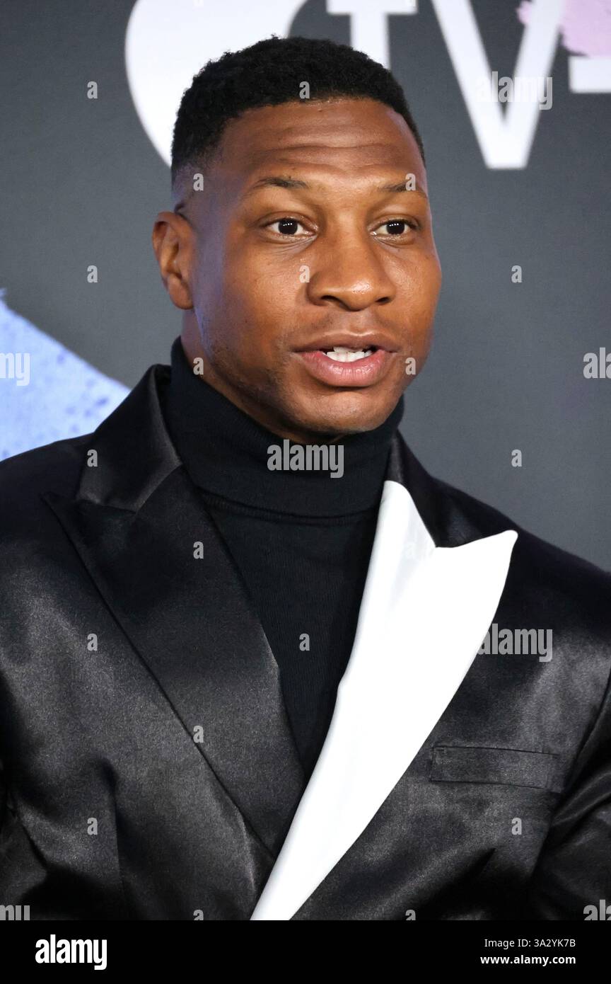 Jonathan Majors beim Red Carpet Event zum Apple TV+ Dokumentar ...