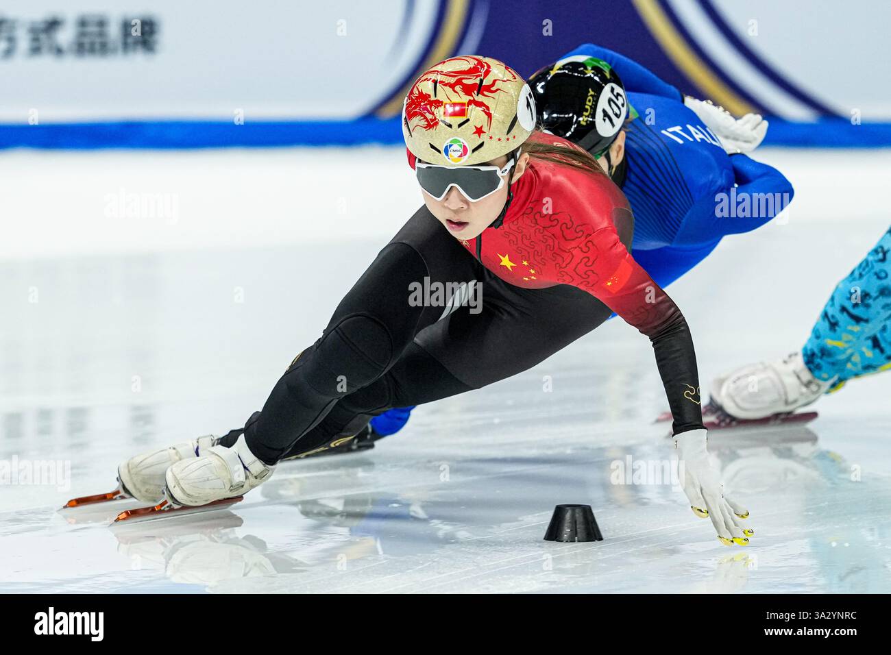 BEIJING, CHINA - MARCH 14: Li Gong of China during the ISU World Short ...