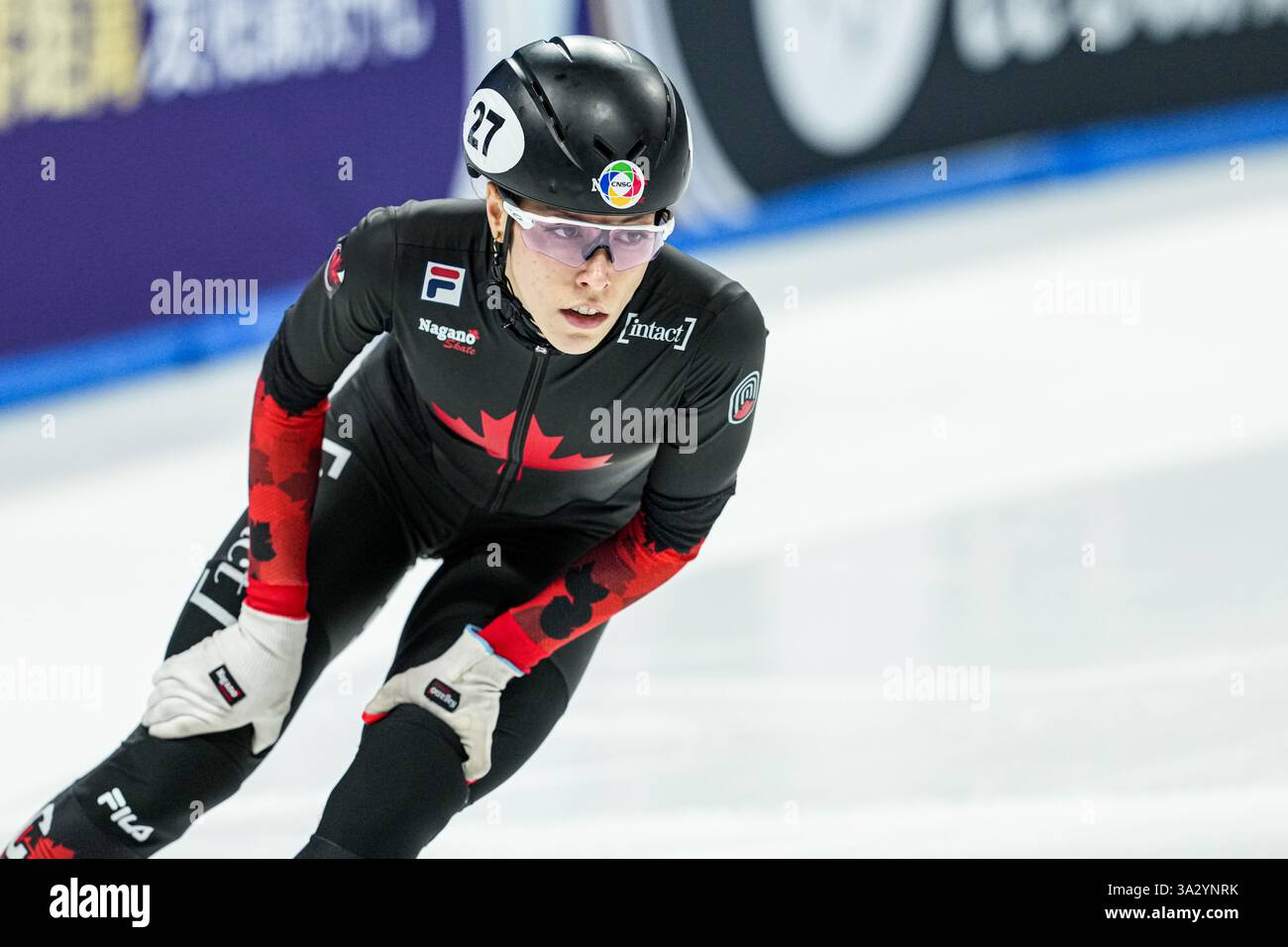 BEIJING, CHINA - MARCH 14: Florence Brunelle of Canada during the ISU ...