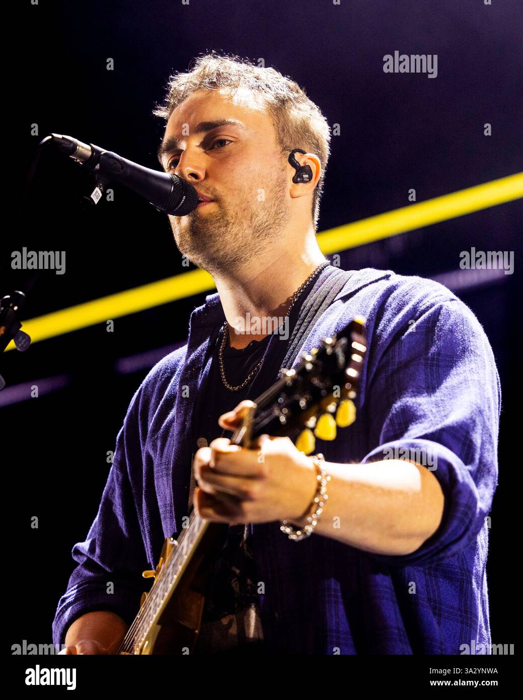 Sam Fender performs live at ChorusLife Arena in Bergamo, Italy, on ...