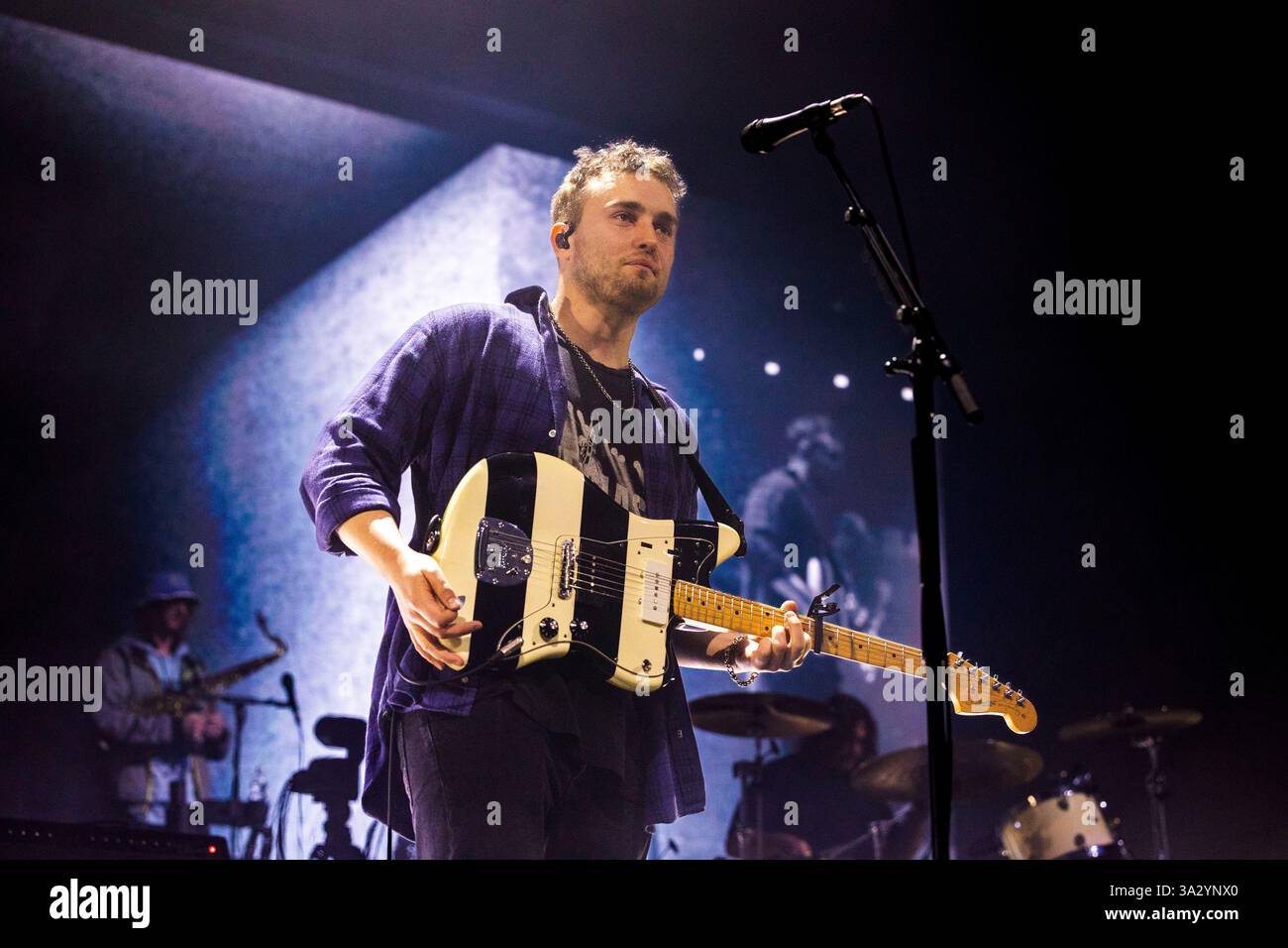 Sam Fender performs live at ChorusLife Arena in Bergamo, Italy, on ...