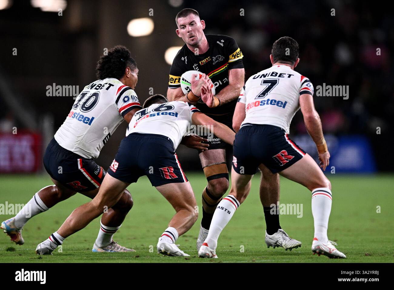 Sydney, Australia. 14th Mar, 2025. Matt Eisenhuth of the Panthers is ...