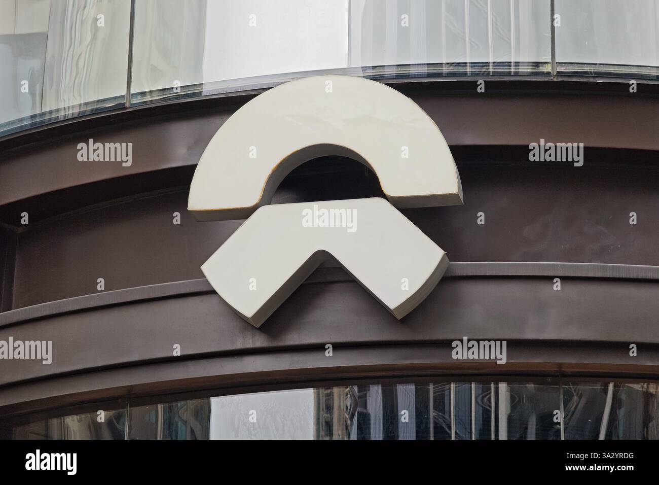 SHANGHAI, CHINA - MARCH 14, 2025 - A NiO store in Shanghai, China on ...