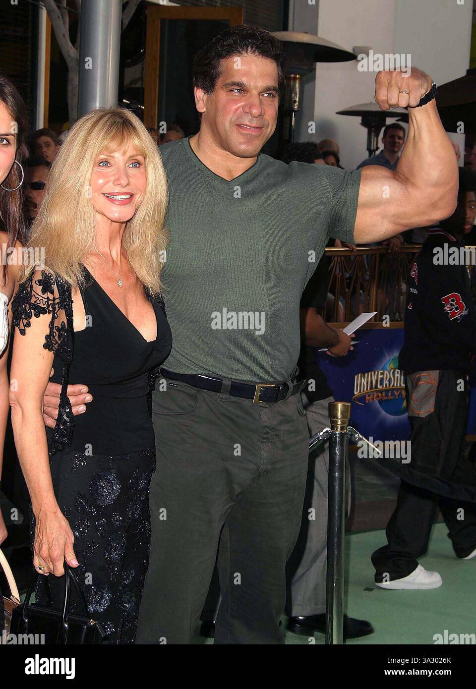 June 17, 2003 - Hollywood, CA, USA - LOU FERRIGNO AND HIS WIFE -..THE ...