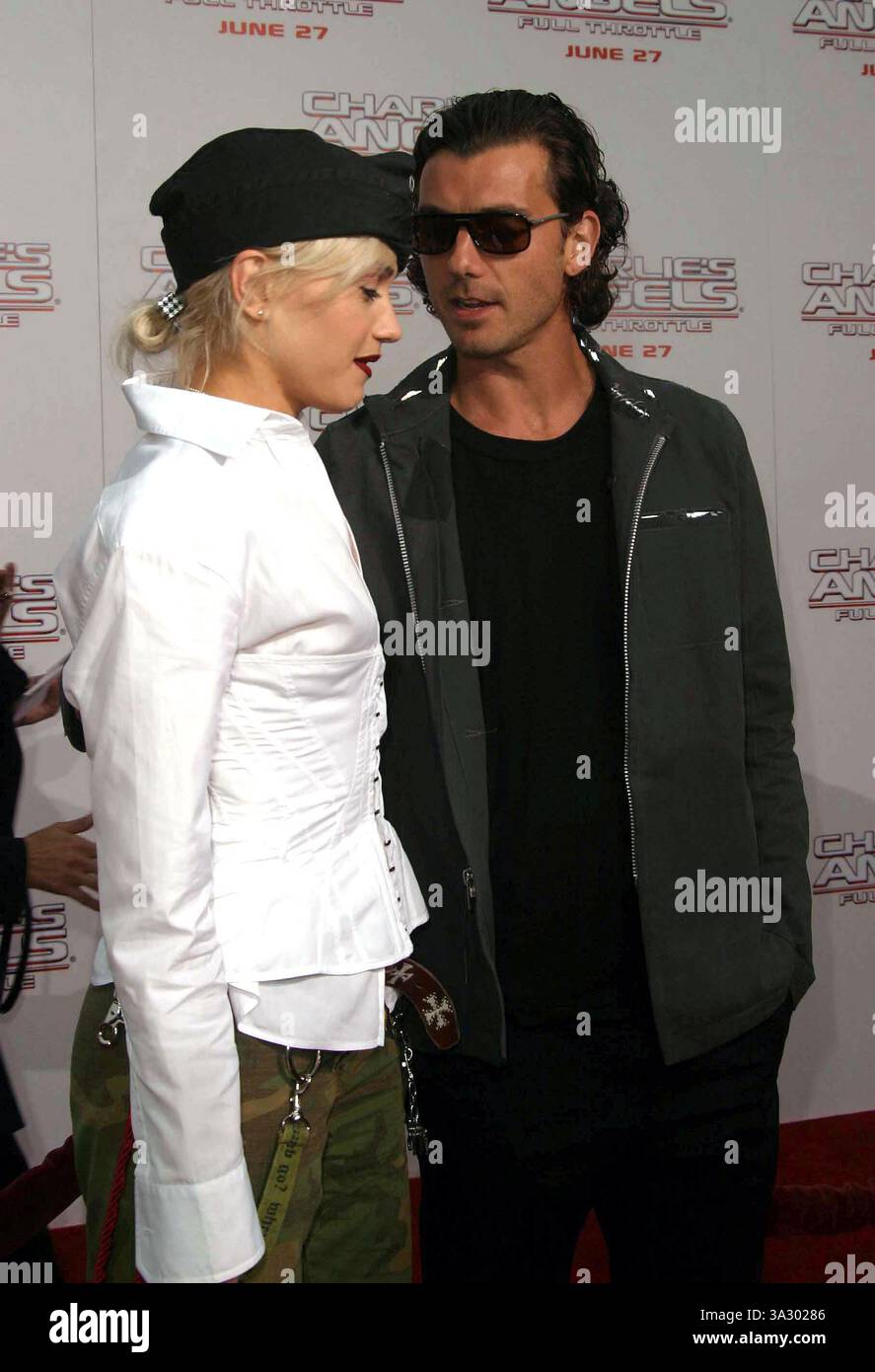 June 18, 2003 - Hollywood, CA, USA - GWEN STEFANI AND HUSBAND GAVIN ...