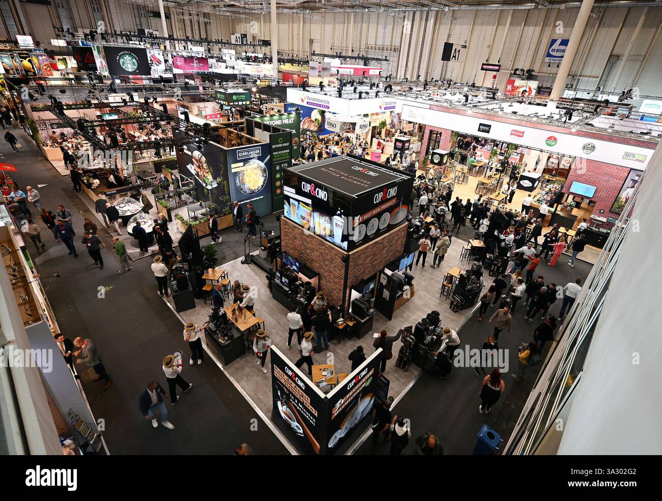 Hamburg, Germany. 14th Mar, 2025. View of an exhibition hall during the ...