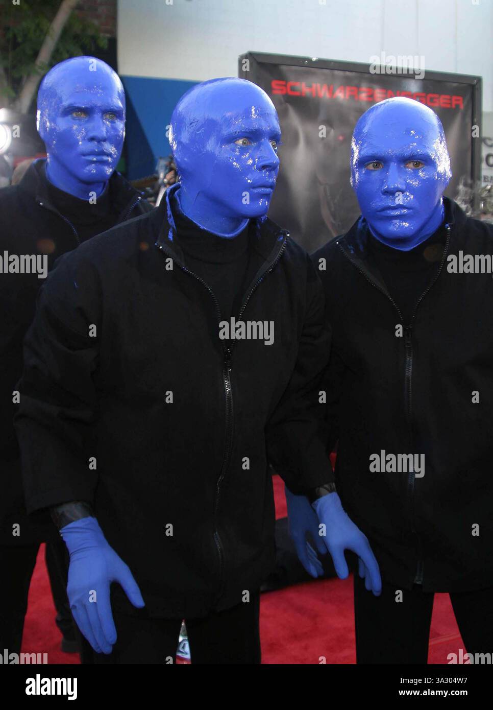 June 30, 2003 - Los Angeles, CA, USA - BLUE MAN GROUP -..TERMINATOR 3 ...