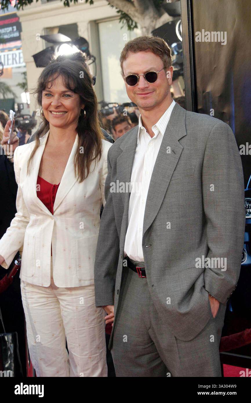 June 30, 2003 - Los Angeles, CA, USA - GARY SINISE AND WIFE MOIRA ...