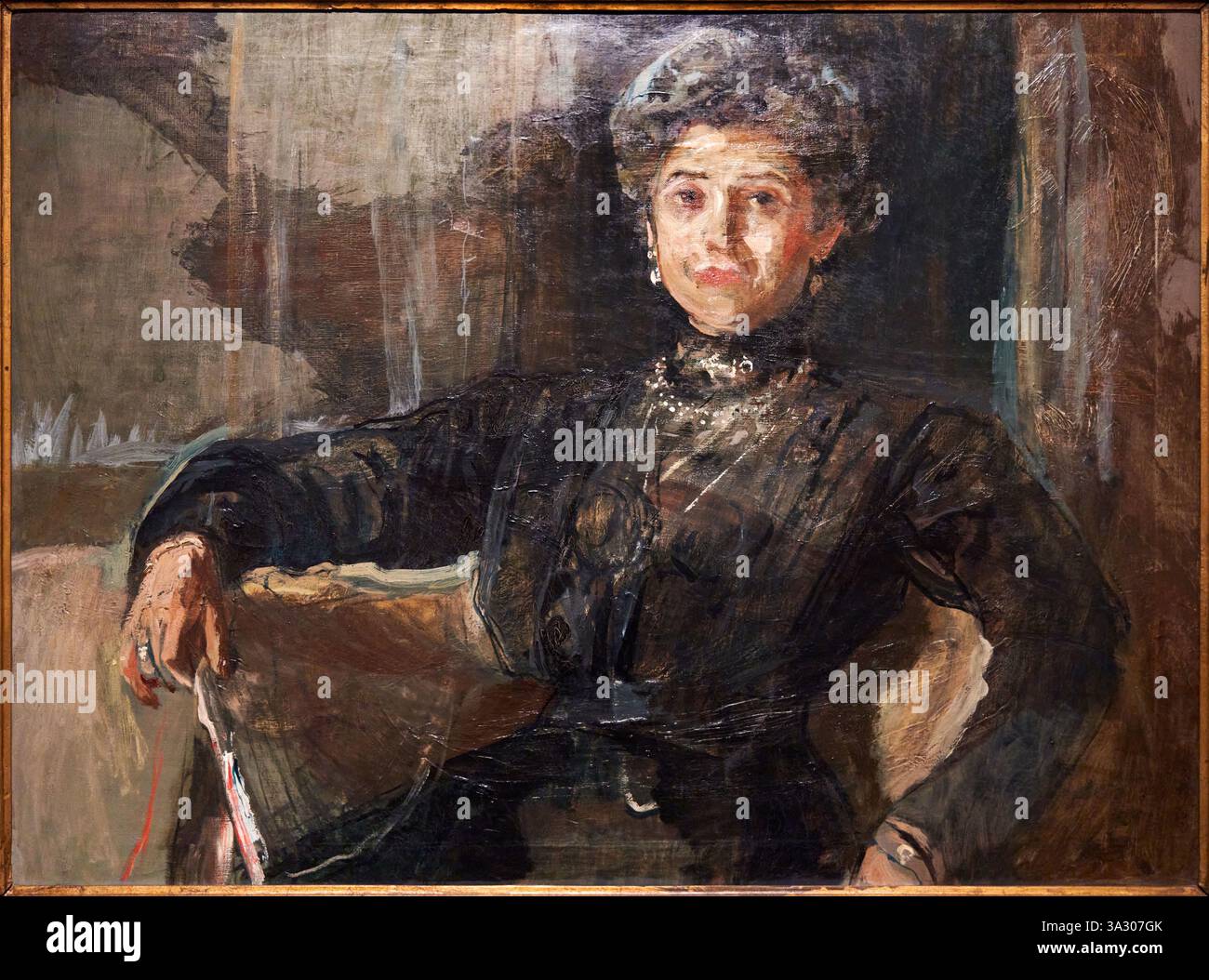 Retrato de Encarnación Torres, esposa de Emilio Álvarez, 1910, IGNACIO ...