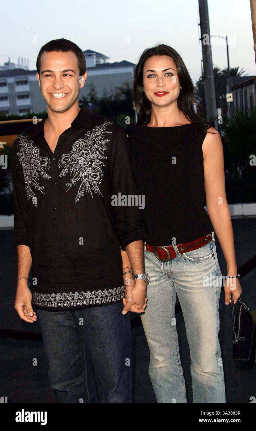 July 29, 2003 - Santa Monica, CA, USA - SANFORD BOOKSTAVER AND WIFE ...