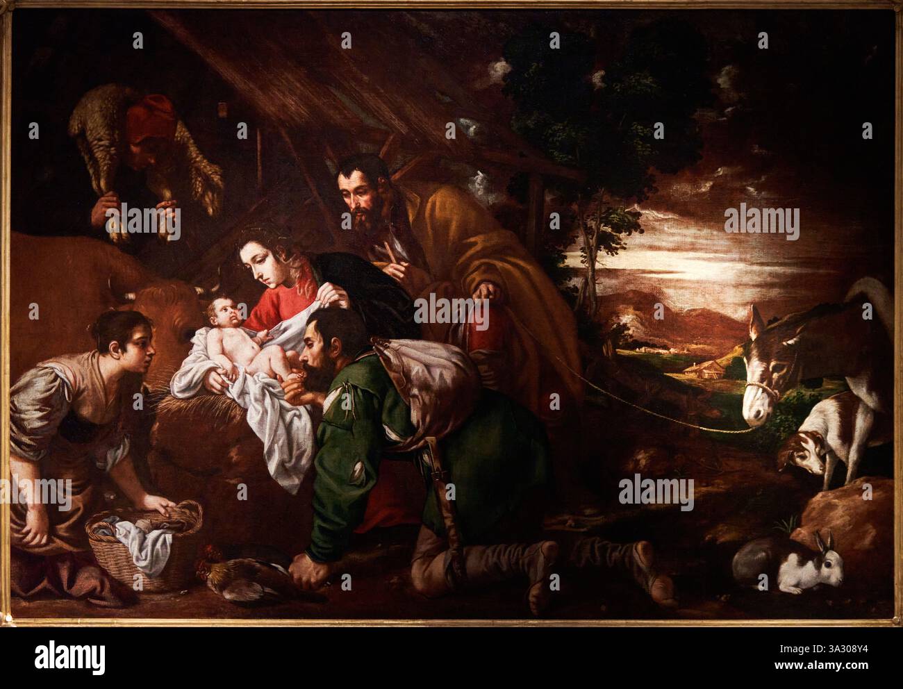 Adoración de los pastores, PEDRO ORRENTE (1580-1645), Museo de Bellas ...