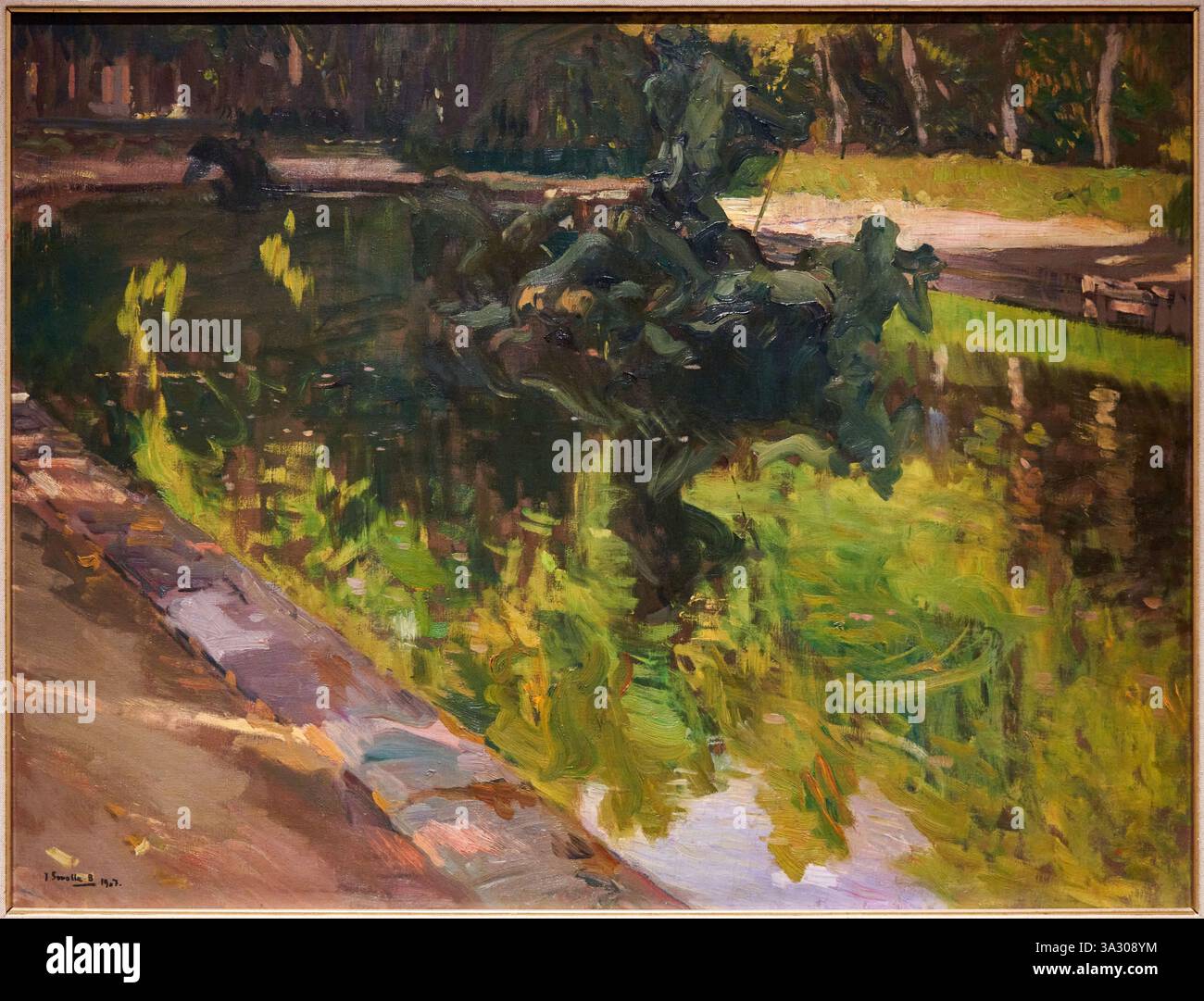 Fuente de Neptuno en La Granja, 1907, JOAQUÍN SOROLLA BASTIDA (1863 ...