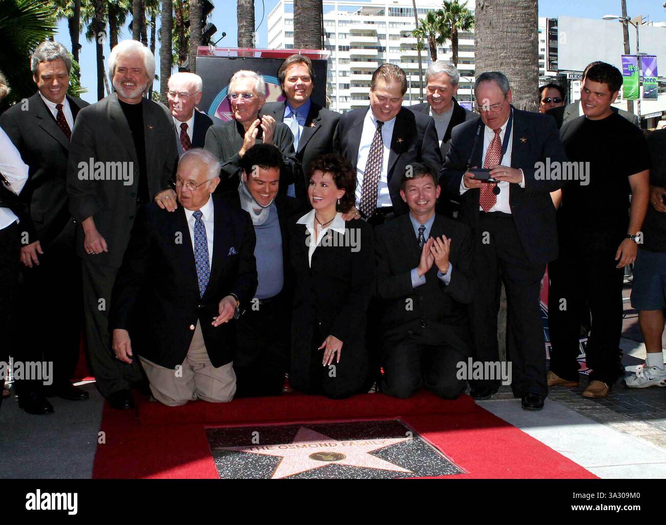 Aug. 7, 2003 - Hollywood, CA, USA - .OSMOND FAMILY STAR -.THE OSMOND ...