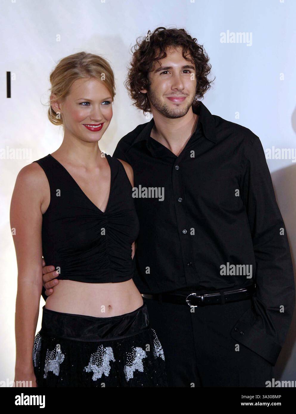 Sept. 9, 2003 - Beverly Hills, CA, USA - JANUARY JONES AND JOSH GROBAN ...