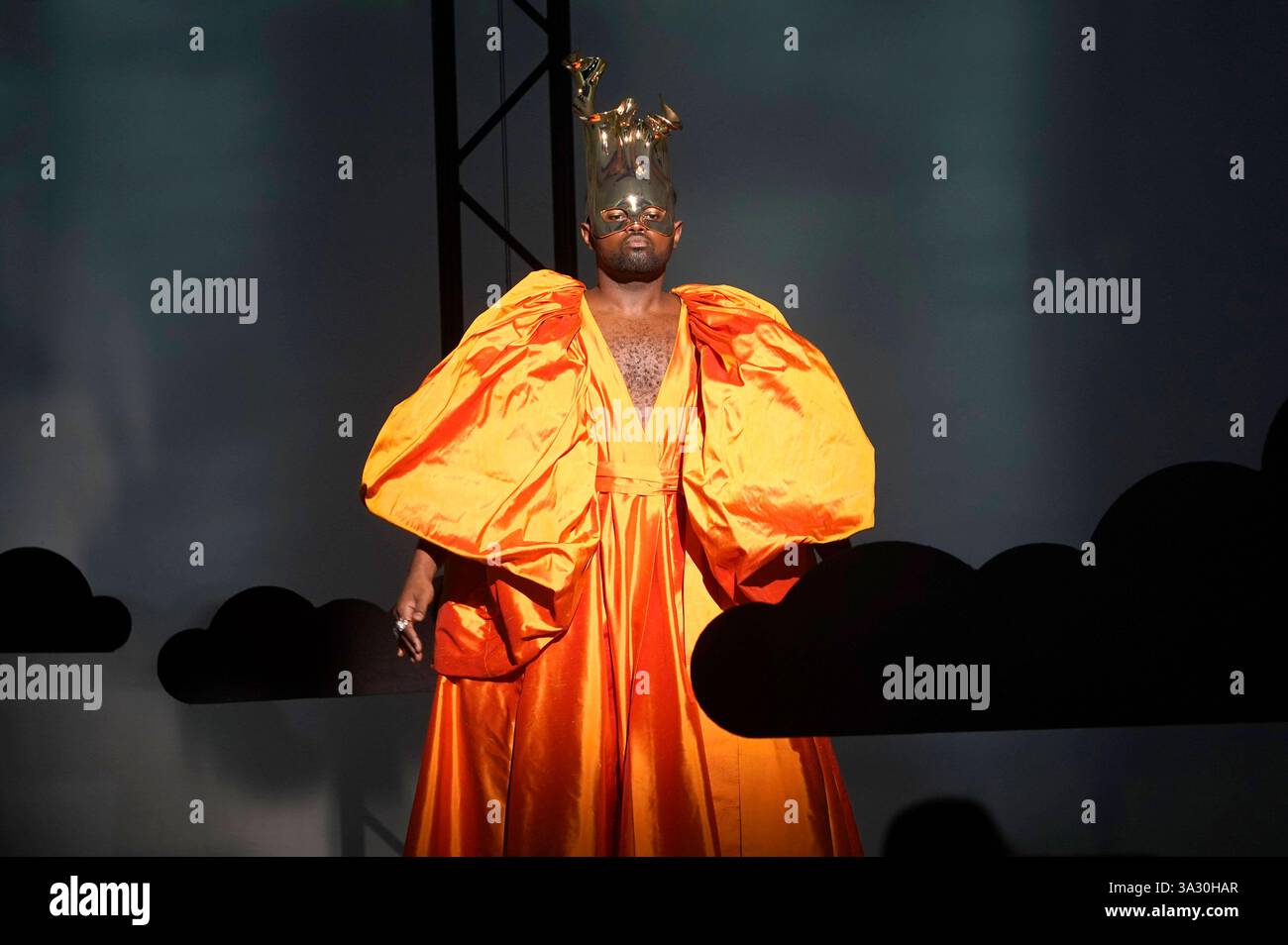 John Holiday bei der Fotoprobe der Oper Echnaton unter der Regie von ...