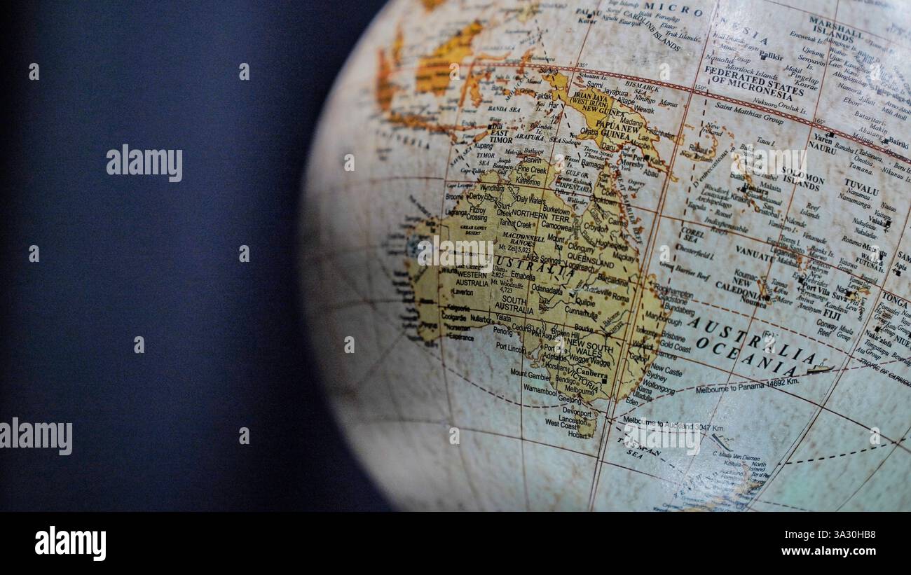 Australia map hi-res stock photography and images - Alamy