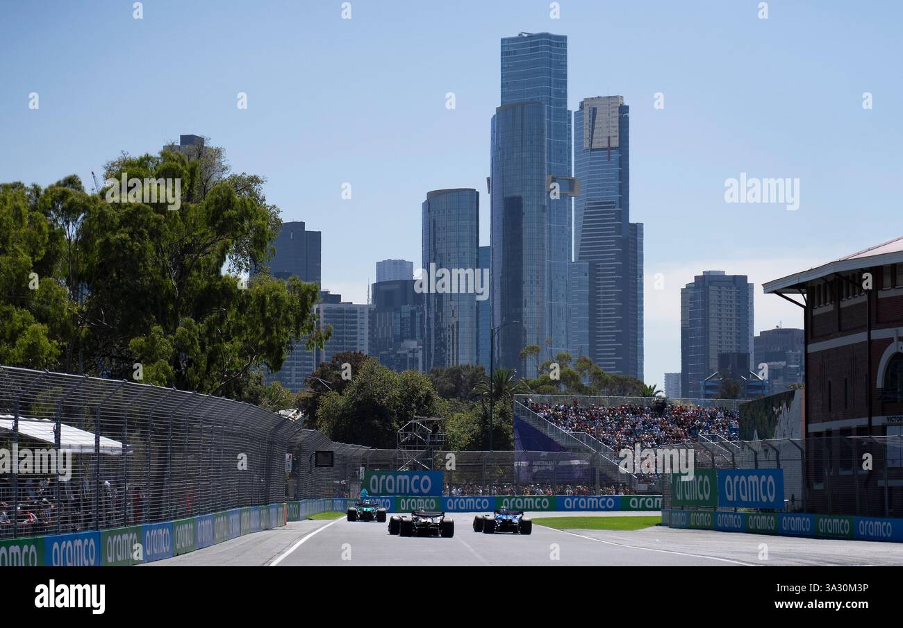 Melbourne Skyline during the FORMULA 1 LOUIS VUITTON AUSTRALIAN GRAND ...