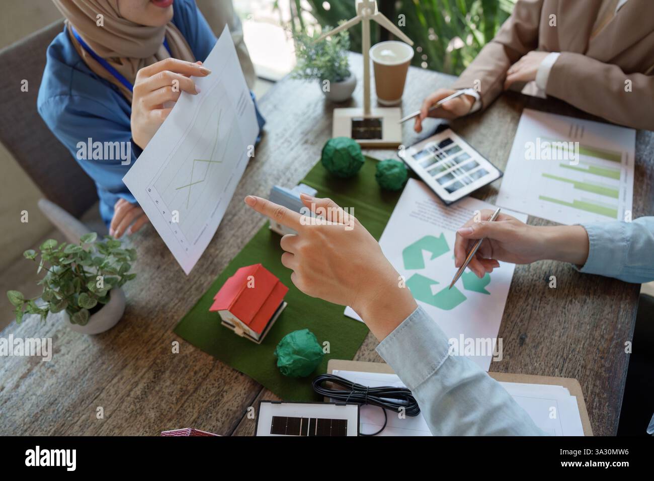 Sustainable Business Strategies and Collaboration. Professionals ...