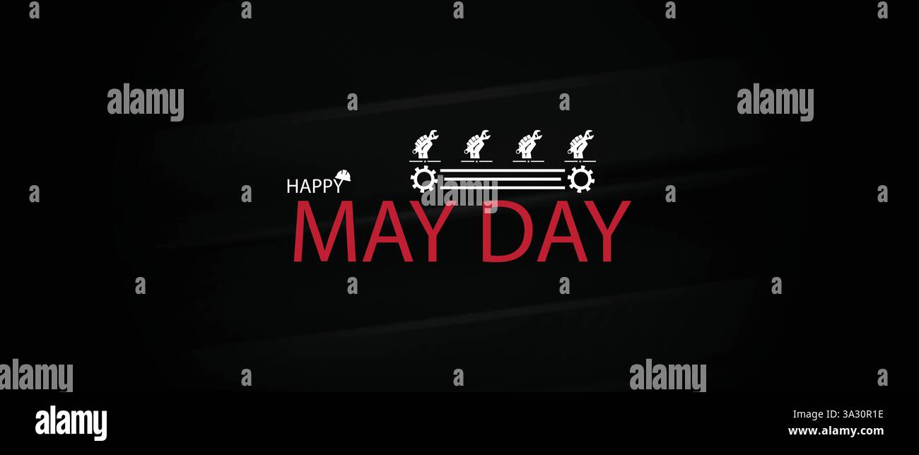 May Day Festivities A Day of Happiness and Hope Stock Vector Image ...
