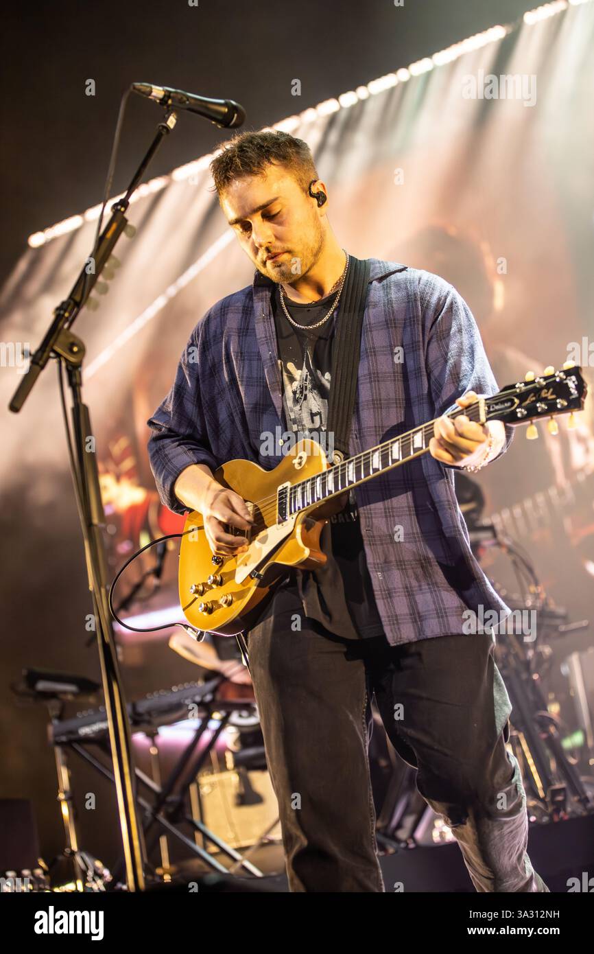 Bergamo Italy. 13th mar 2025. The English singer-songwriter SAM FENDER ...