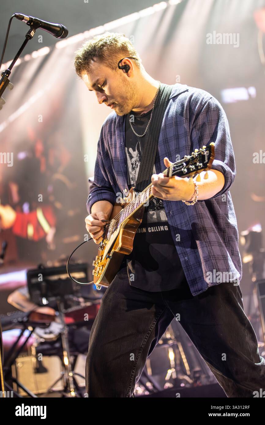 Bergamo Italy. 13th mar 2025. The English singer-songwriter SAM FENDER ...
