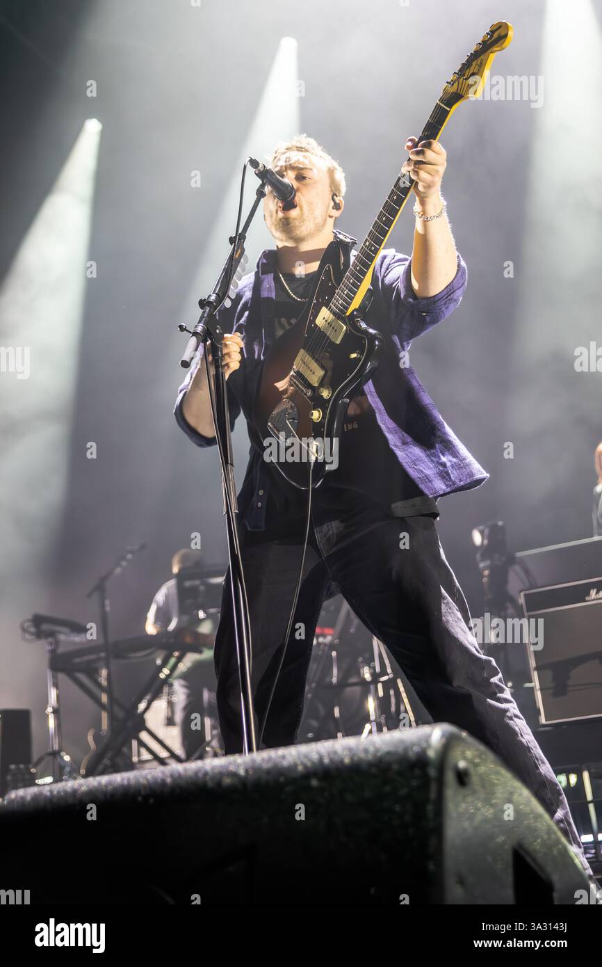 Bergamo Italy. 13th mar 2025. The English singer-songwriter SAM FENDER ...