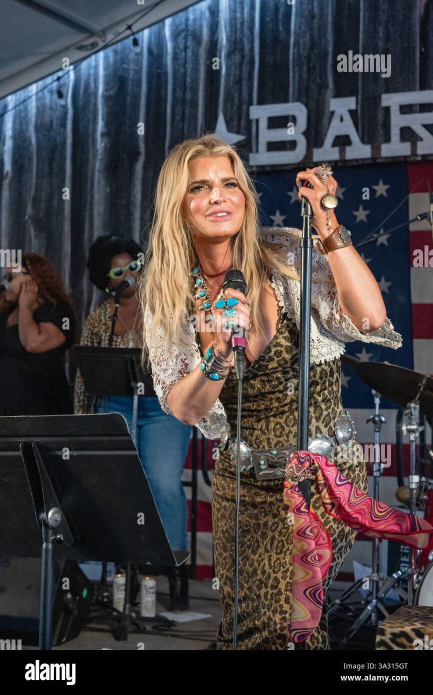 SPICEWOOD, TEXAS - MARCH 13: Jessica Simpson performs in concert during ...