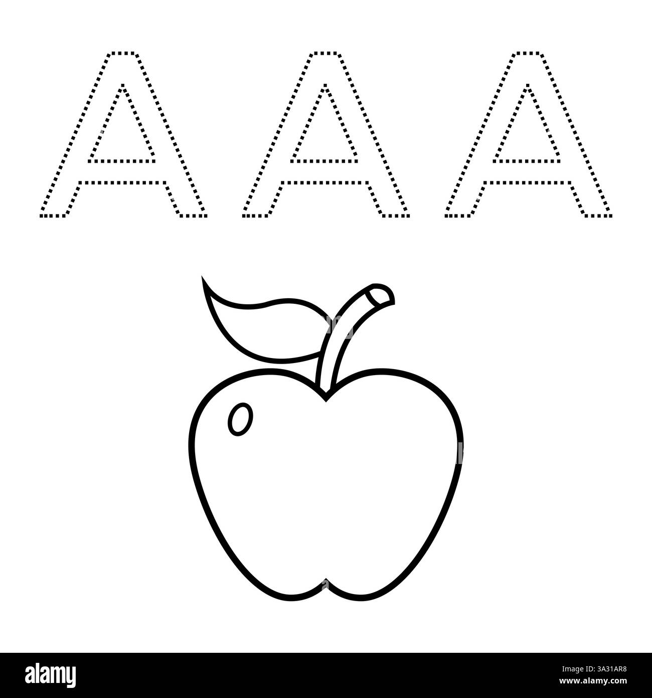 Kids apple Stock Vector Images - Alamy