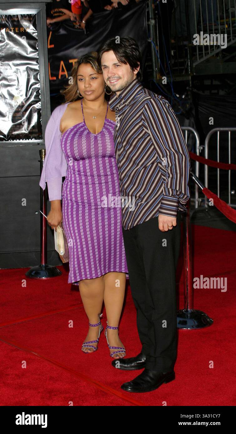 Aug. 2, 2004 - Los Angeles, CALIFORNIA, USA - FREDDY RODRIGUEZ AND WIFE ...