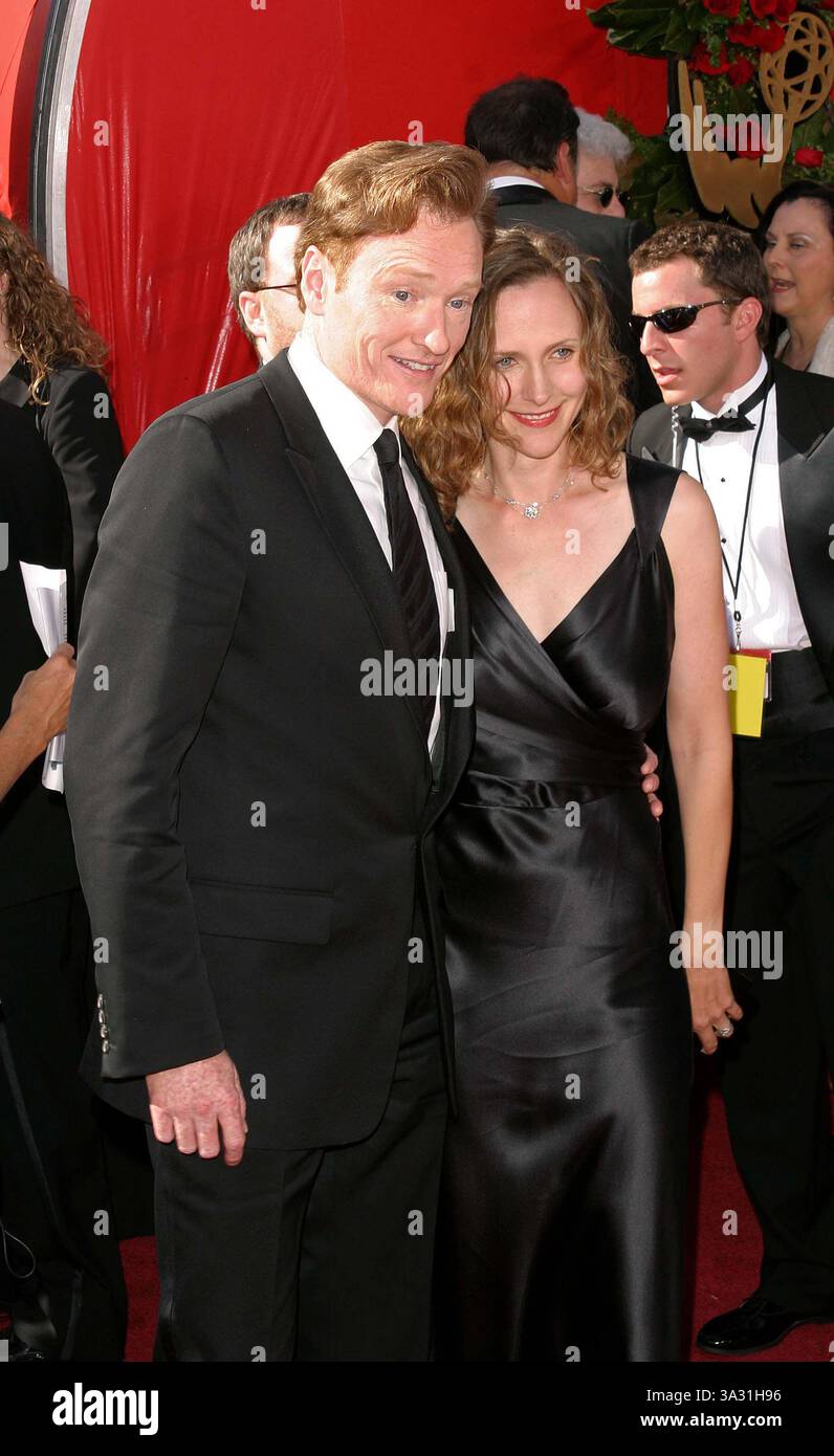 Conan obrien and wife hi-res stock photography and images - Alamy