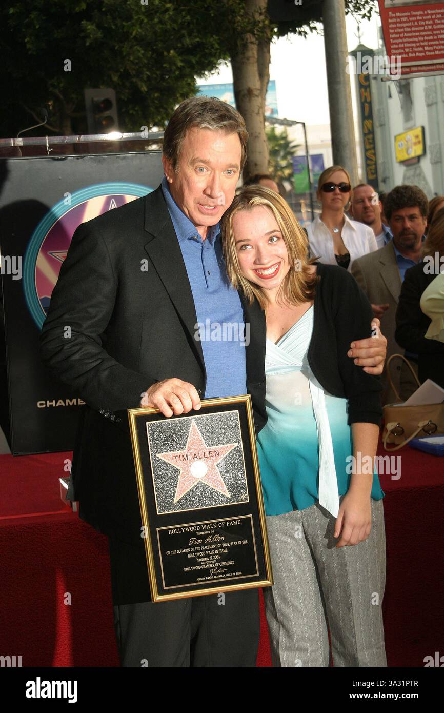 Nov. 19, 2004 - Los Angeles, CALIFORNIA, USA - TIM ALLEN AND HIS ...