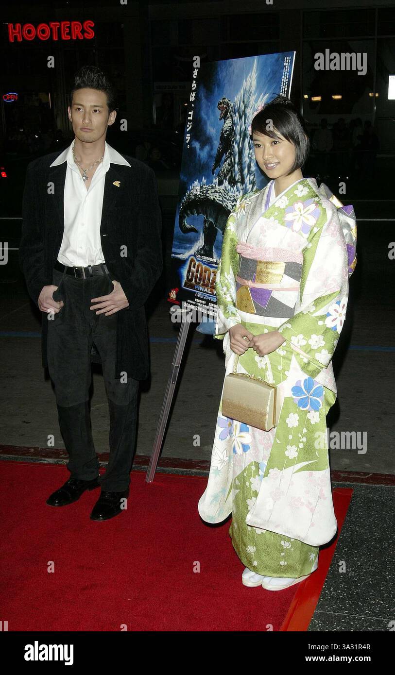 Nov. 29, 2004 - Hollywood, CALIFORNIA, USA - MASAHIRO MATSUOKA, REI ...