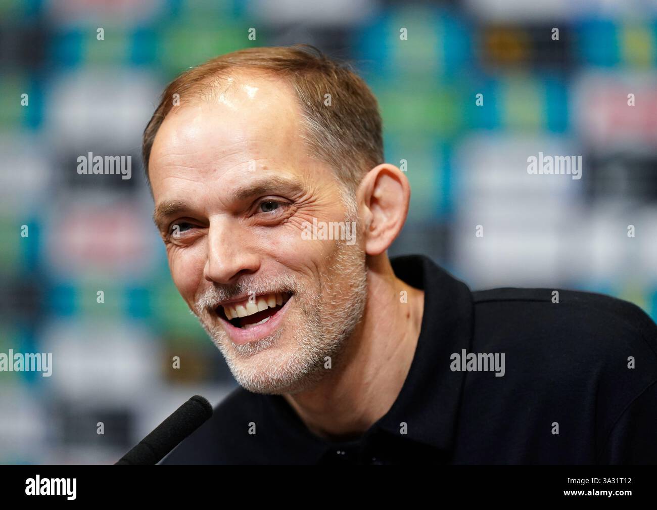 England manager Thomas Tuchel during the squad announcement at Wembley ...