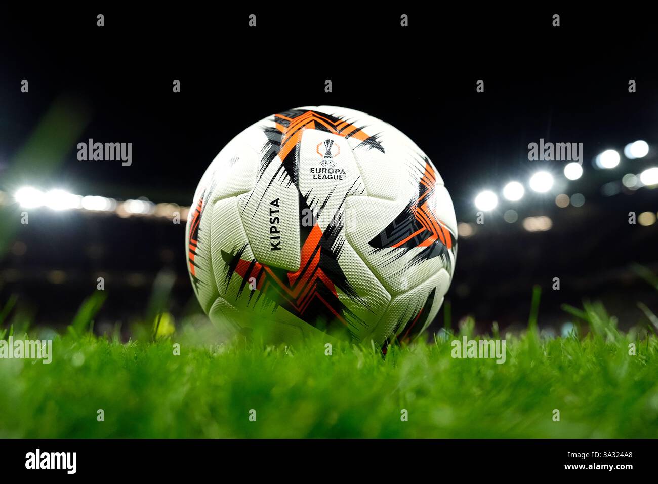 A general view of the official Kipsta Match Football before the UEFA ...