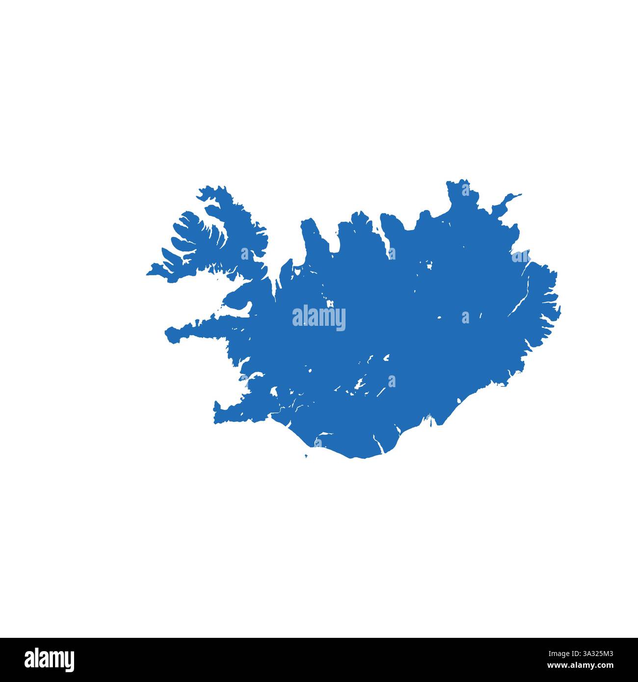 Map of Iceland, sign silhouette. World Map Globe. Vector Illustration ...