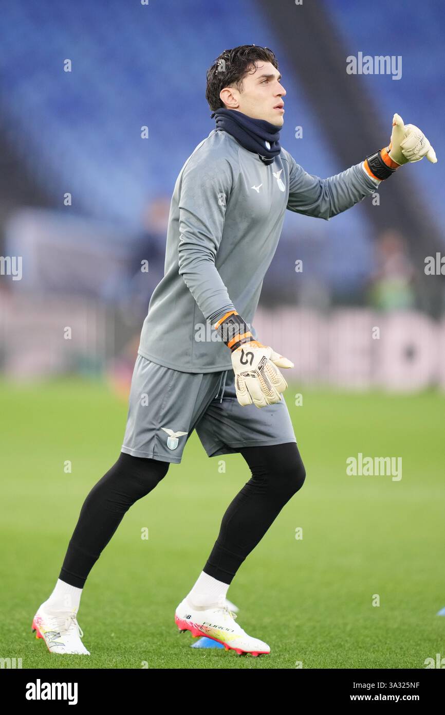 Lazio’s goalkeeper Christos Mandas during the UEFA Europa League ...